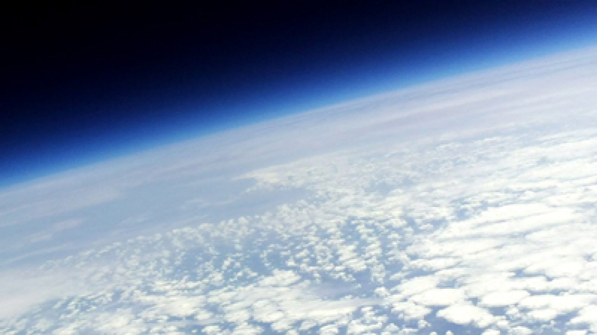 Photos taken from balloons 100,000ft above the Earth