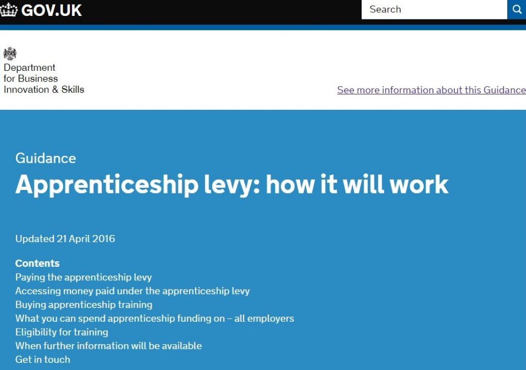 Revealed: apprenticeship levy operating model