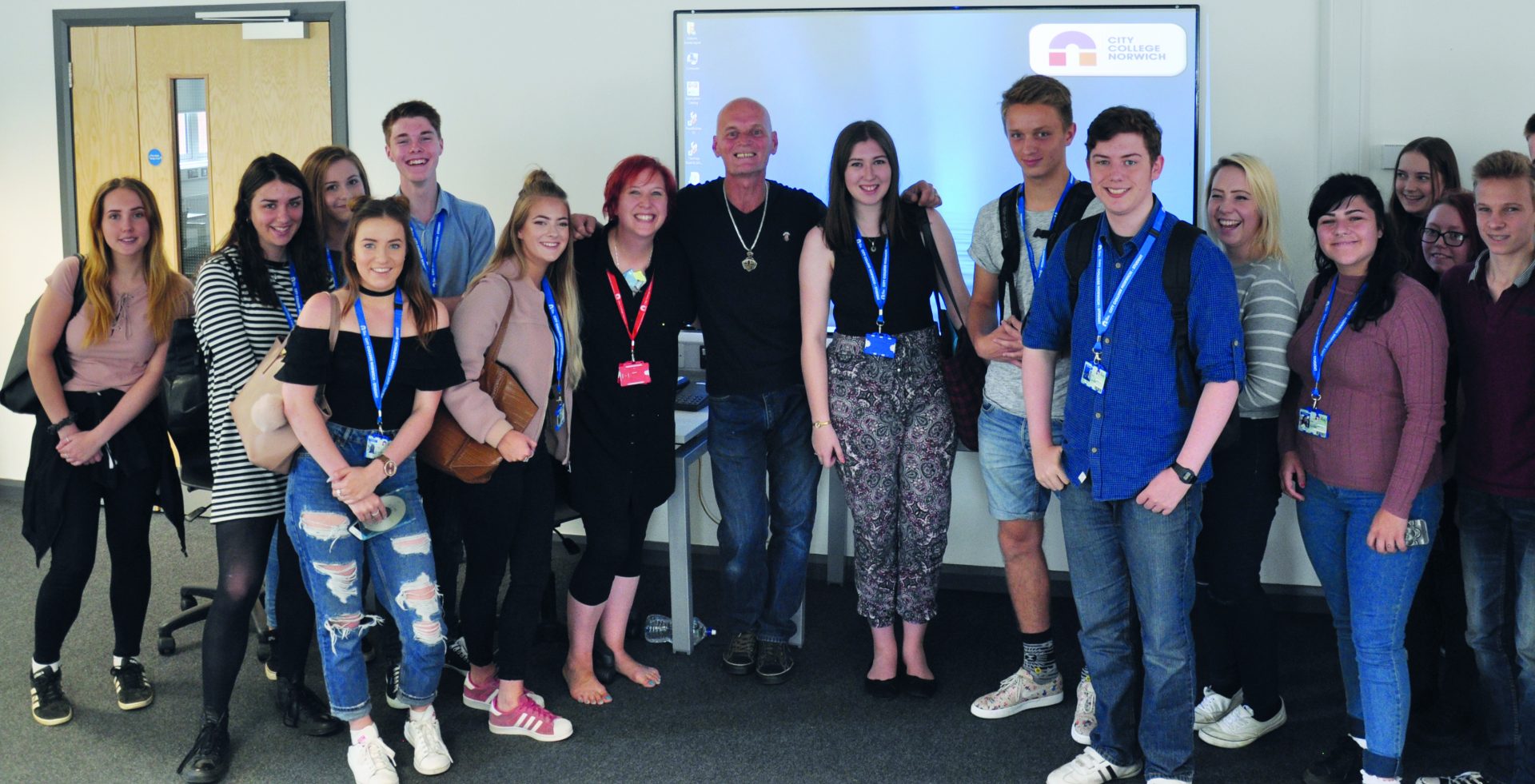 Ex-death row inmate Nick Yarris visits City College Norwich
