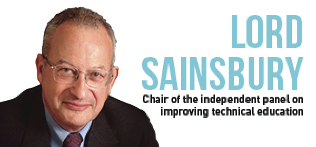 Lord Sainsbury: Why further education reforms are necessary