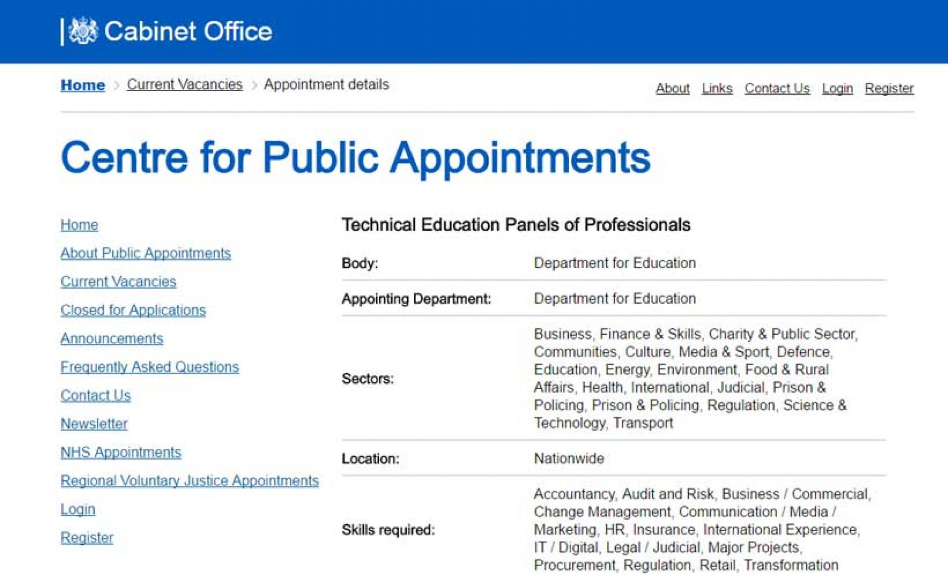 DfE seeks paid advisors to help with Sainsbury reforms