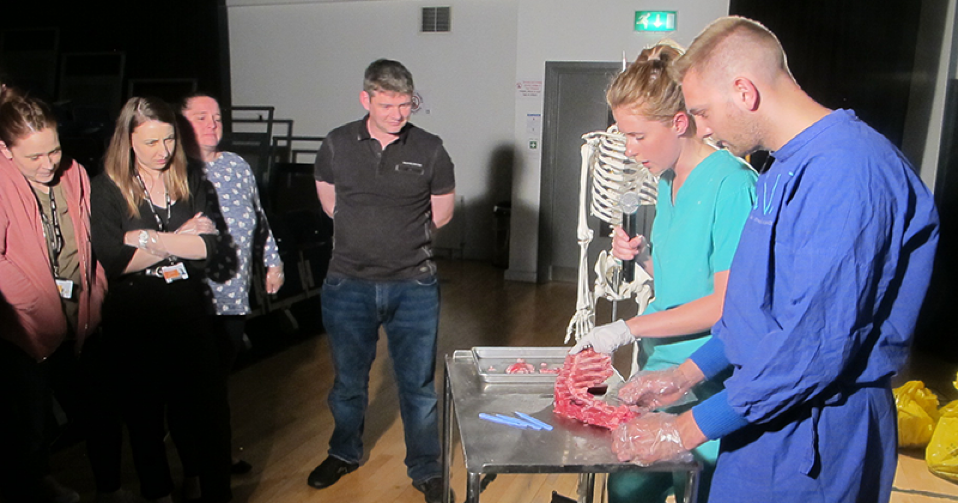 Walsall College hosts live post-mortem dissection