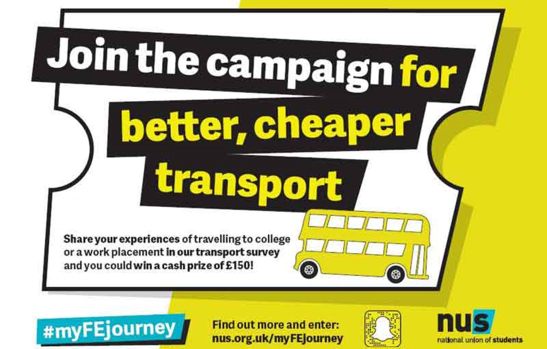 NUS launches campaign to tackle poor FE transport 'problem'