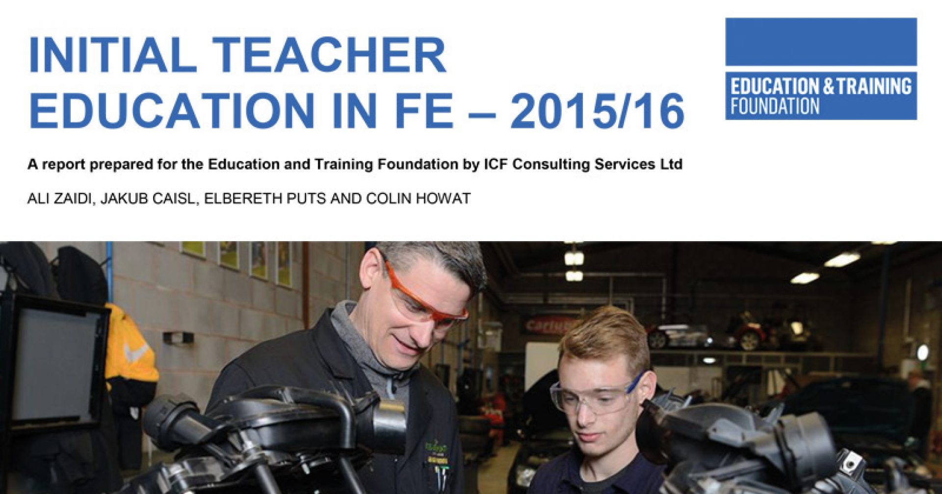 Education and Training Foundation fourth techer training report