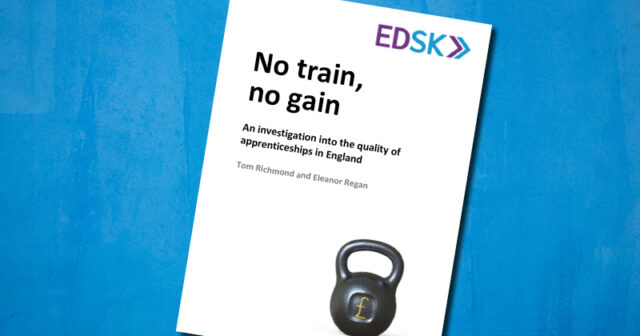Create new 'national apprenticeship inspectorate', says EDSK