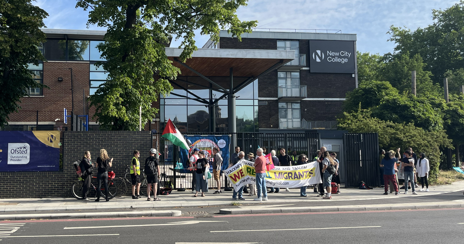 Exam picket over cuts at ‘second chances’ Hackney sixth form