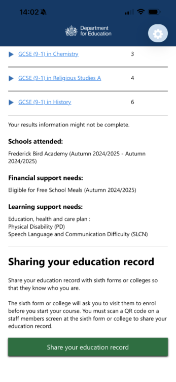 New GCSE results app to be rolled out nationwide